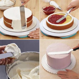 ECYC 6 Inch Offset Icing Spatula DIY Cake Cream Cake Offset Spreader Fondant Pastry Tool