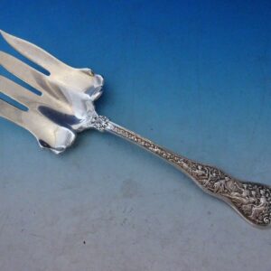 Olympian by Tiffany and Co Sterling Silver Fish Serving Fork Ruffled 9" Antique