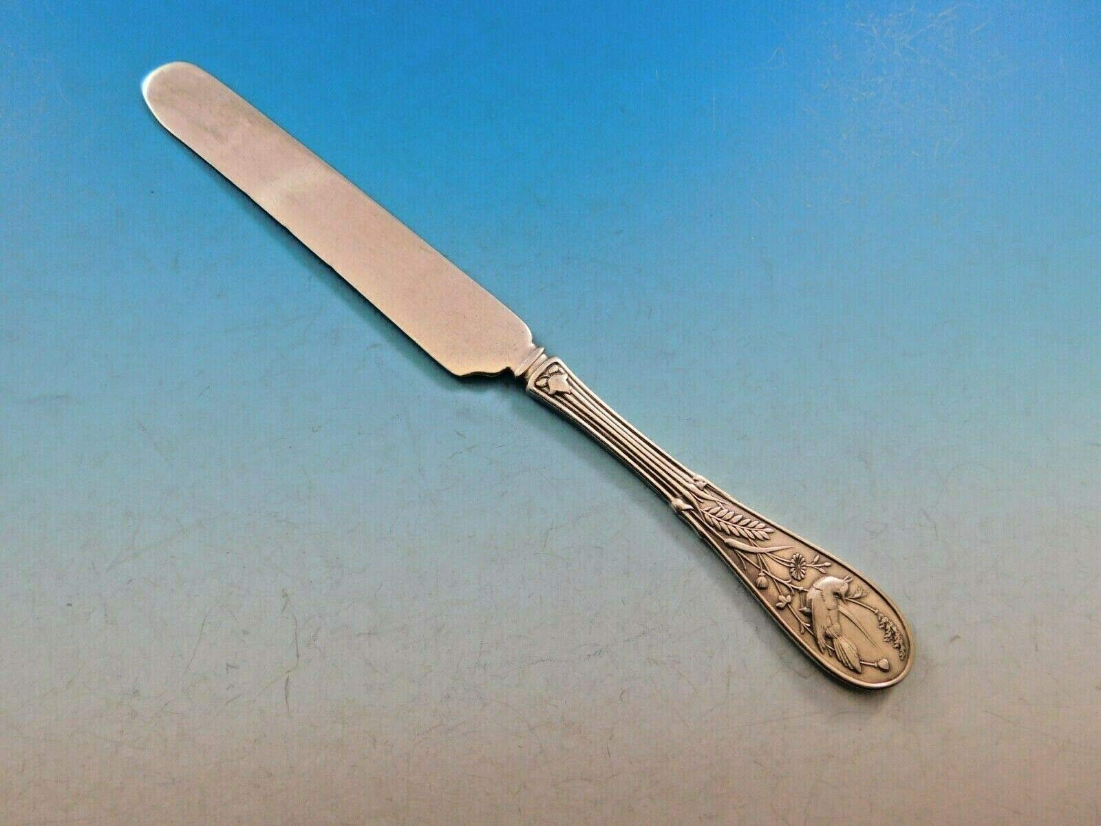 Japanese by Tiffany & Co Sterling Silver Breakfast Knife Flat Handle AS 7 1/2"