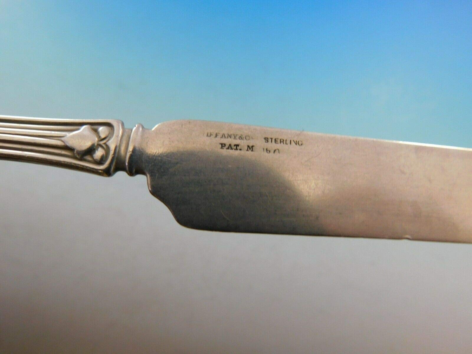 Japanese by Tiffany & Co Sterling Silver Breakfast Knife Flat Handle AS 7 1/2"