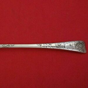 Lap Over Edge Acid Etched by Tiffany and Co Sterling Parfait Spoon Multi Petal