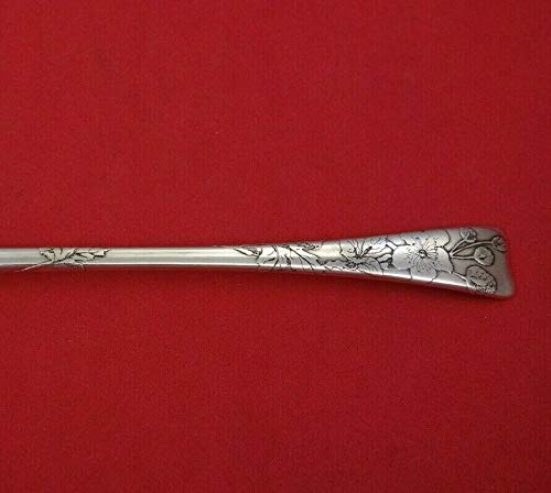 Lap Over Edge Acid Etched by Tiffany and Co Sterling Parfait Spoon Multi Petal