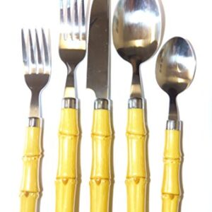 Bellamo Bamboo Style 26-piece Flatware Set