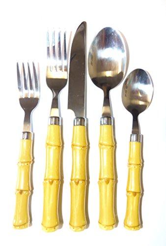 Bellamo Bamboo Style 26-piece Flatware Set