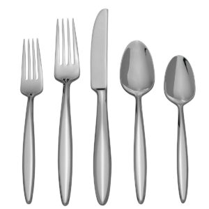 oneida t1001020al20 tweak 20 piece fine flatware set, service for 4