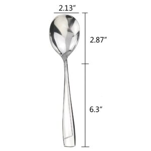 Cand Stainless Steel Serving Spoons, 6 Pieces Large Tablespoon, 9.17 Inches