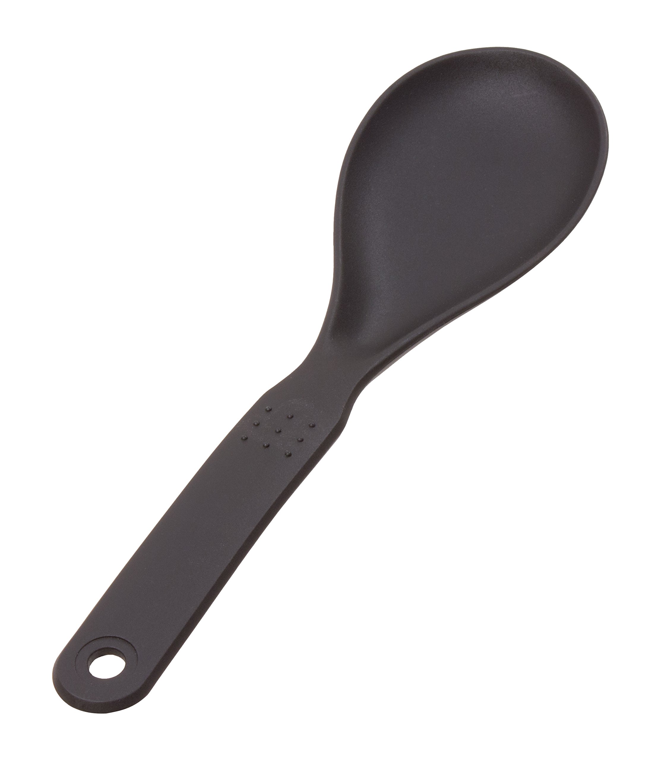 Crestware Nylon Rice Spoon, 10", Black