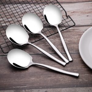 Joyeen Stainless Steel Buffet Serving Spoon, Large Serving Spoon Set of 6