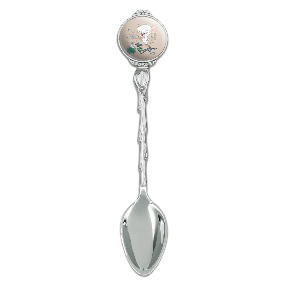 Pinky & The Brain Character The Brain Novelty Collectible Demitasse Tea Coffee Spoon