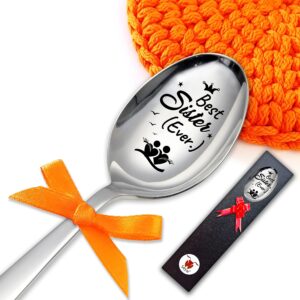 Seyal® Best Sister Ever Spoon Gift - Sister Gift - Sister Gifts - Sisters Day Gift - Gift for Sisters - Sister Gifts from Sister - Sisters Gift - Sister Gift from Brother