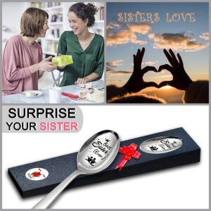 Seyal® Best Sister Ever Spoon Gift - Sister Gift - Sister Gifts - Sisters Day Gift - Gift for Sisters - Sister Gifts from Sister - Sisters Gift - Sister Gift from Brother