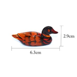 FGen 15pcs Painted Duck Chopsticks Stand Creative Chopsticks Exquisite Chopsticks Stand Exquisite Chopsticks Stand Cute Resin Duck Chopsticks Stand