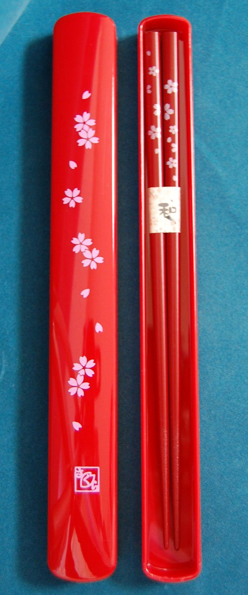 Tanaka Hashi-ten Chopsticks Set Packaged-Hashbrown-Potatoes, 22.5cm, Red