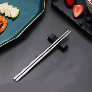 8 Pieces Stainless Steel Korean Spoons + 10 Pairs Stainless Steel Chopsticks