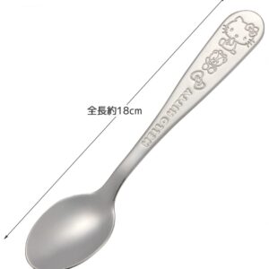 Skater SS1C-A Stainless Steel Spoon for Adults, Engraved Hello Kitty Sanrio