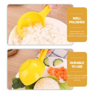 4Pcs Rice Mold Paddle Rice Ball Molds Rice Ball Spoon Sushi Making Tools Plastic Spatula Cooking Utensil for Home Kitchen Restaurant