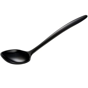 gourmac hutzler 12 inch melamine spoon, black