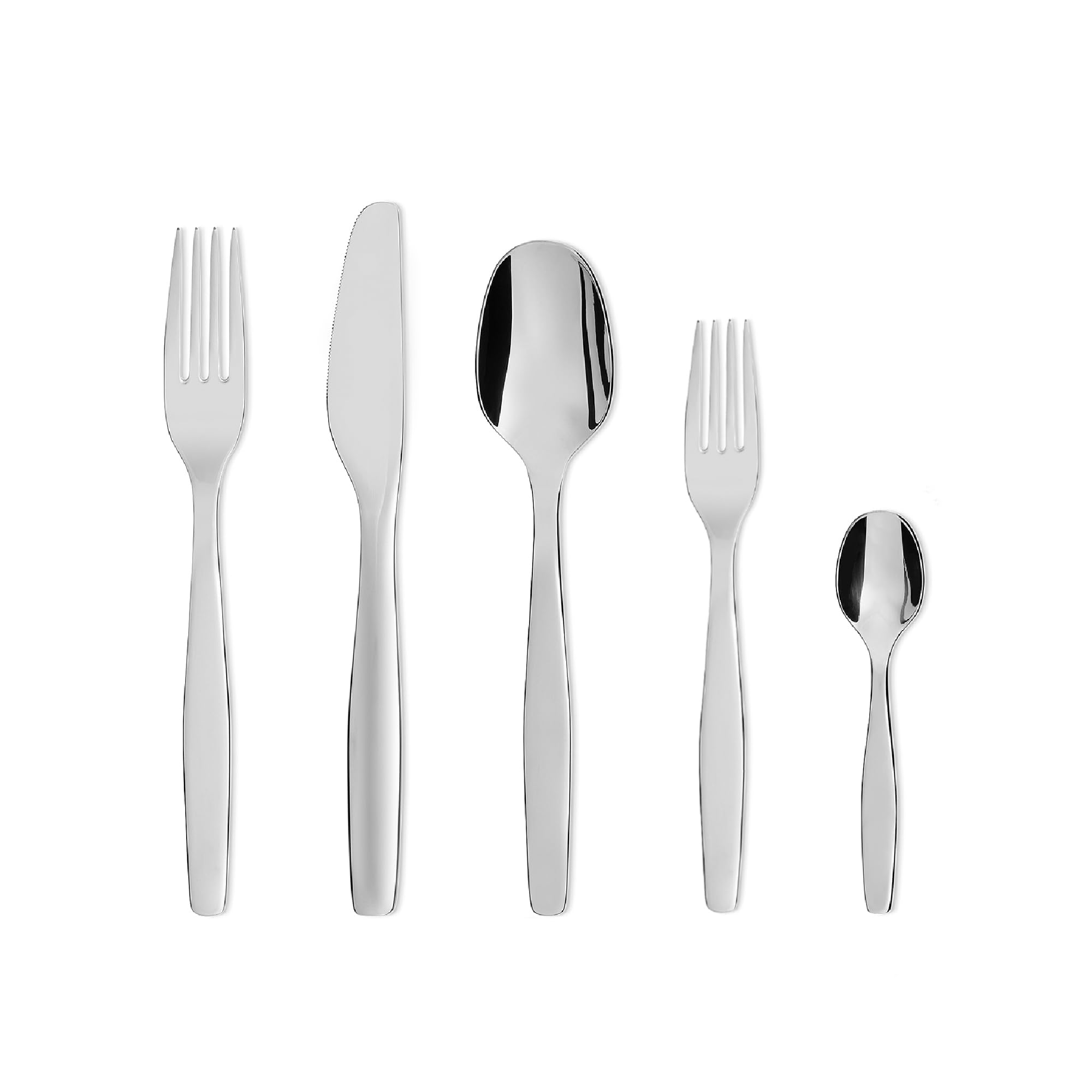 Alessi Itsumo Cutlery Set 5 Pieces, steel