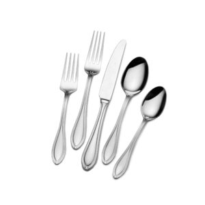 pfaltzgraff randall flatware set, 45-piece, stainless steel