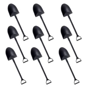 uuyyeo 100 pcs plastic ice cream spoons mini dessert shovels pudding yogurt spoons shovel shape spoons for potted cake