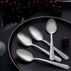 Unokit 72-piece Forks and Spoons Set, contain 36 spoons and 36 forks, Mirror Polished, Spoons and Forks Set for Restaurants/Hotels/Canteens/Cafeteria, Dishwasher Safe