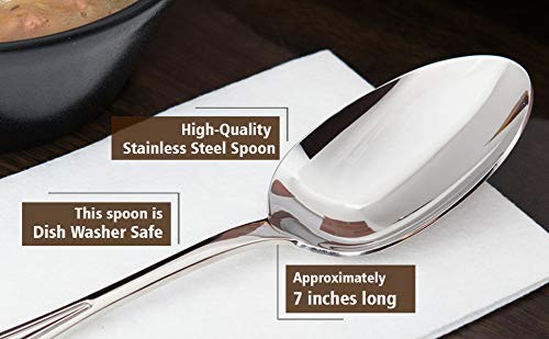 Good Morning Beautiful Engraved Stainless Steel Spoon | Couples Spouse Valentine's Gift on Birthday | Wedding and Special Occasions as a Token of Love | Christmas New Year Easter Gift - 7 Inches