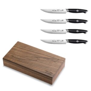 cangshan thomas keller signature collection 4-piece steak knife set, 5-inch