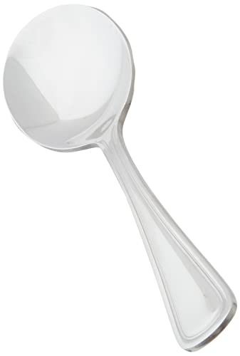 Winco Shangarila 12-Piece Bouillon Spoon Set, 18-8 Stainless Steel