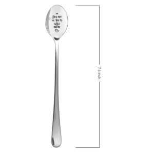 You are Tea Riffic Mom Spoon Teaspoon - Tea Lover Stainless Steel Engraved Spoon Funny Mother Gift for Mother's Day Christmas Birthday