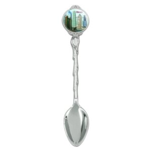 chicago hancock building willis tower cloud gate bean novelty collectible demitasse tea coffee spoon