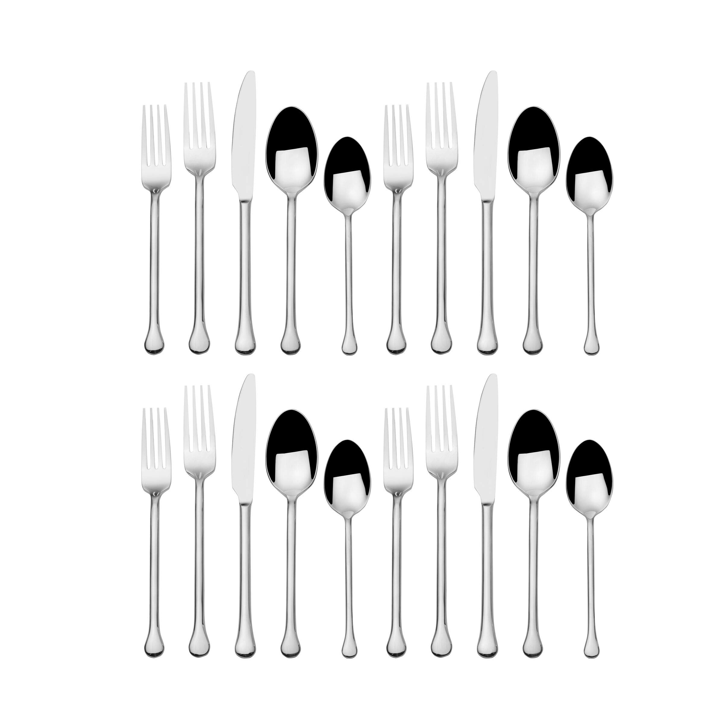 Towle Living Forged Geneva 20-Piece Flatware Set, Service For 4, Stainless Steel