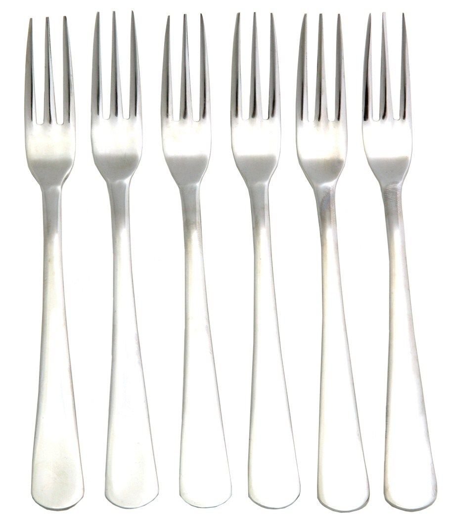 Norpro Hors D'oeuvres Forks Set of 6, Silver