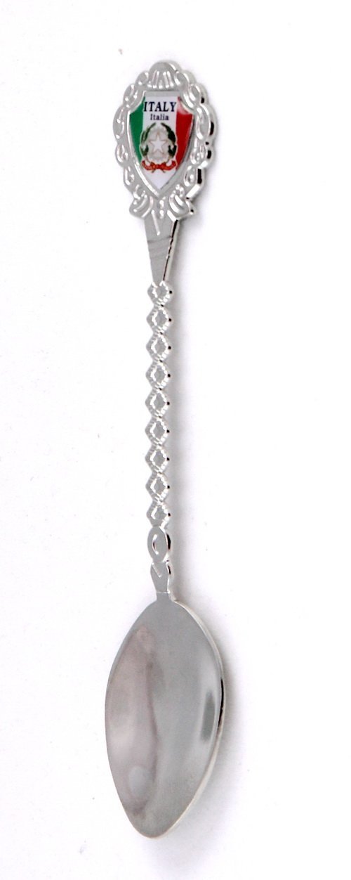 Italy Souvenir Collectible Twist Spoon 5" lpco