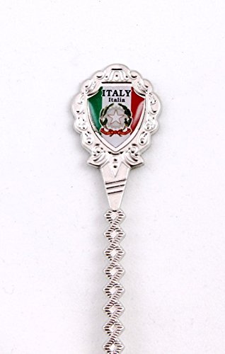 Italy Souvenir Collectible Twist Spoon 5" lpco