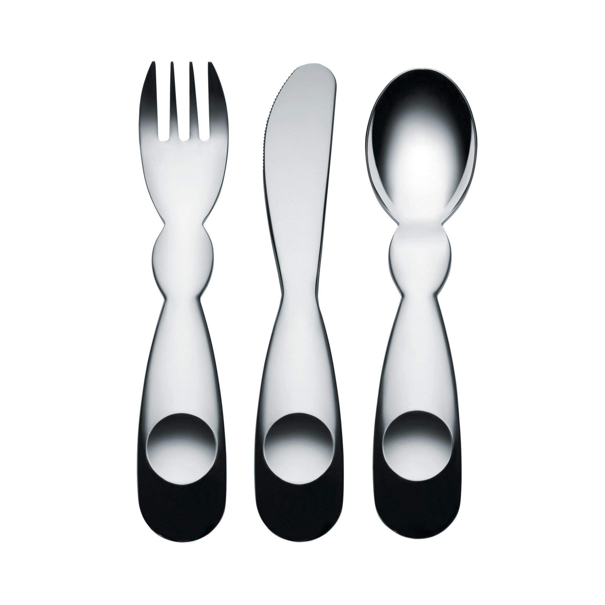 Alessi Alessini Children Cutlery Set, steel