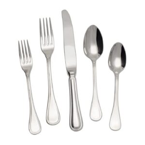 couzon lyrique stainless steel five piece place setting