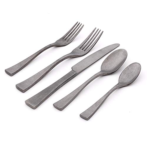 Oneida Lexia 20 Piece Fine Flatware Set, Service for 4, 18/10 Stainless Steel, Silverware Set