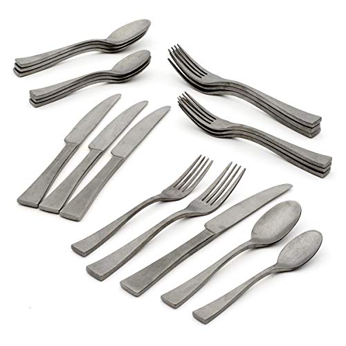 Oneida Lexia 20 Piece Fine Flatware Set, Service for 4, 18/10 Stainless Steel, Silverware Set