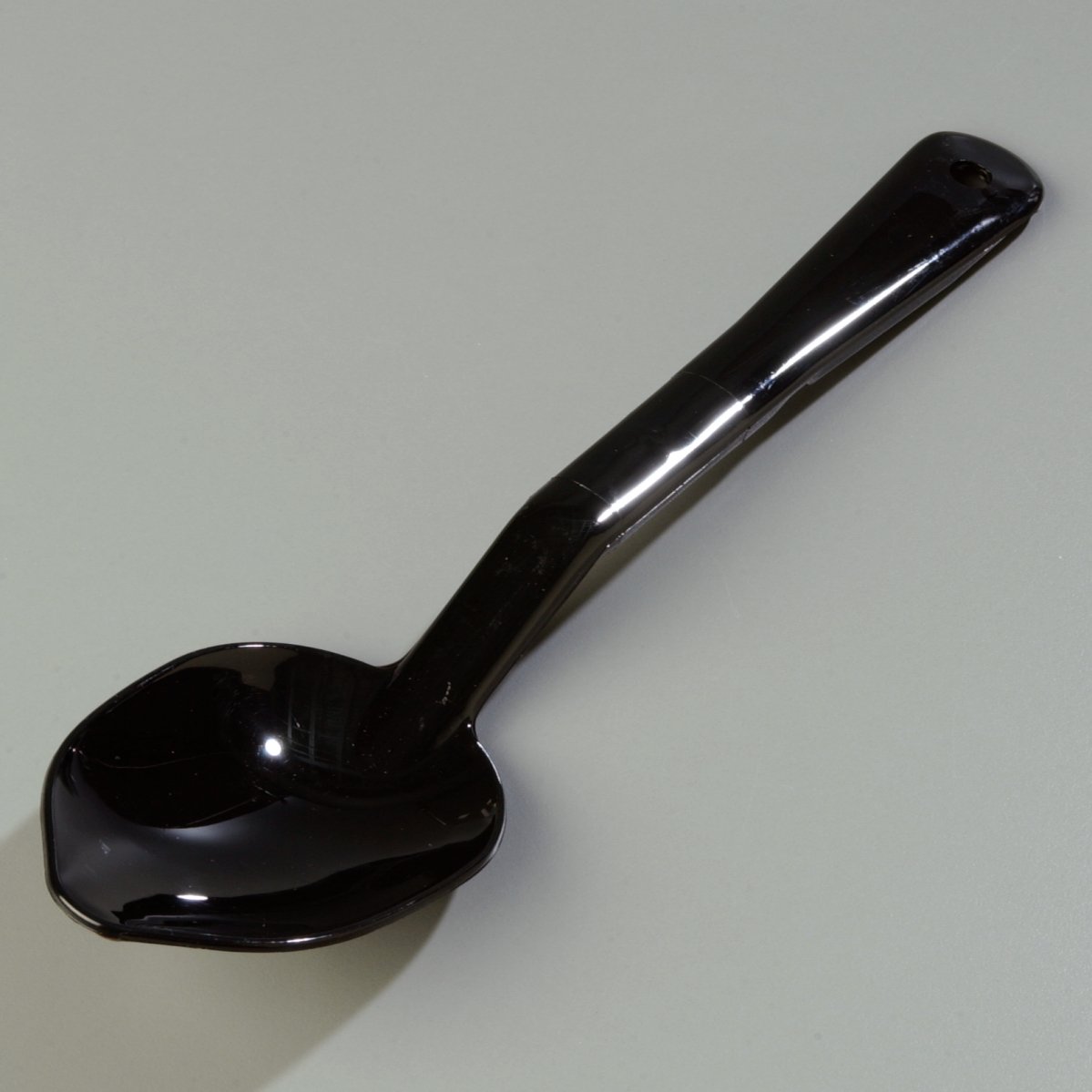 Carlisle FoodService Products 441003 High Heat Solid Plastic Spoon, 11", Black