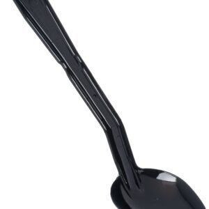 Carlisle FoodService Products 441003 High Heat Solid Plastic Spoon, 11", Black