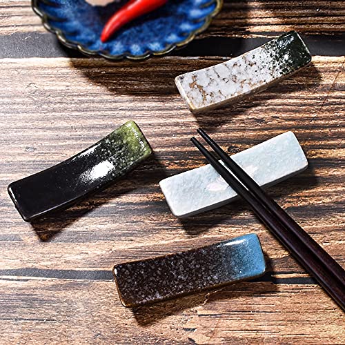 4 Pieces Japanese Chopstick Holders, Ceramic Chopstick Rest