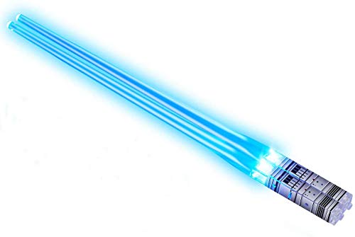 Light Up LightSaber Chopsticks, Blue Pair