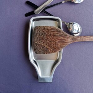 Spoon Rest for Kitchen Counter, Stainless Steel Spoon Holder for Stove Top, Dishwasher Safe