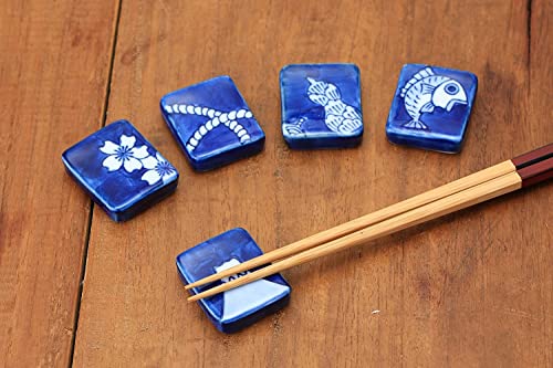 Hamamotou, Chopsticks Holder, Cherry Blossom, Set of 2, Approx. 1.3 x 1.2 x 0.4 inches (3.2 x 3 x 1 cm)