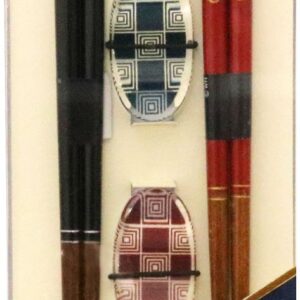 Ishida WABIYORI 60181 Tsukiyama Couple Chopsticks for Gifts, Includes Chopsticks Rest