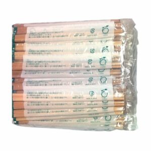 Made in Japan Disposable Chopsticks Home-grown Japanese Cedar (thinning residues) 100 Pairs (film packaged individually)