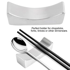 Chopsticks Rest 304 Stainless Steel Reusable China Chopsticks Holder Non Stick Chopstick Holder for Home Hotel Restaurant