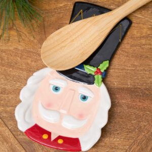 Gallerie II Nutcracker Spoon Rest Red