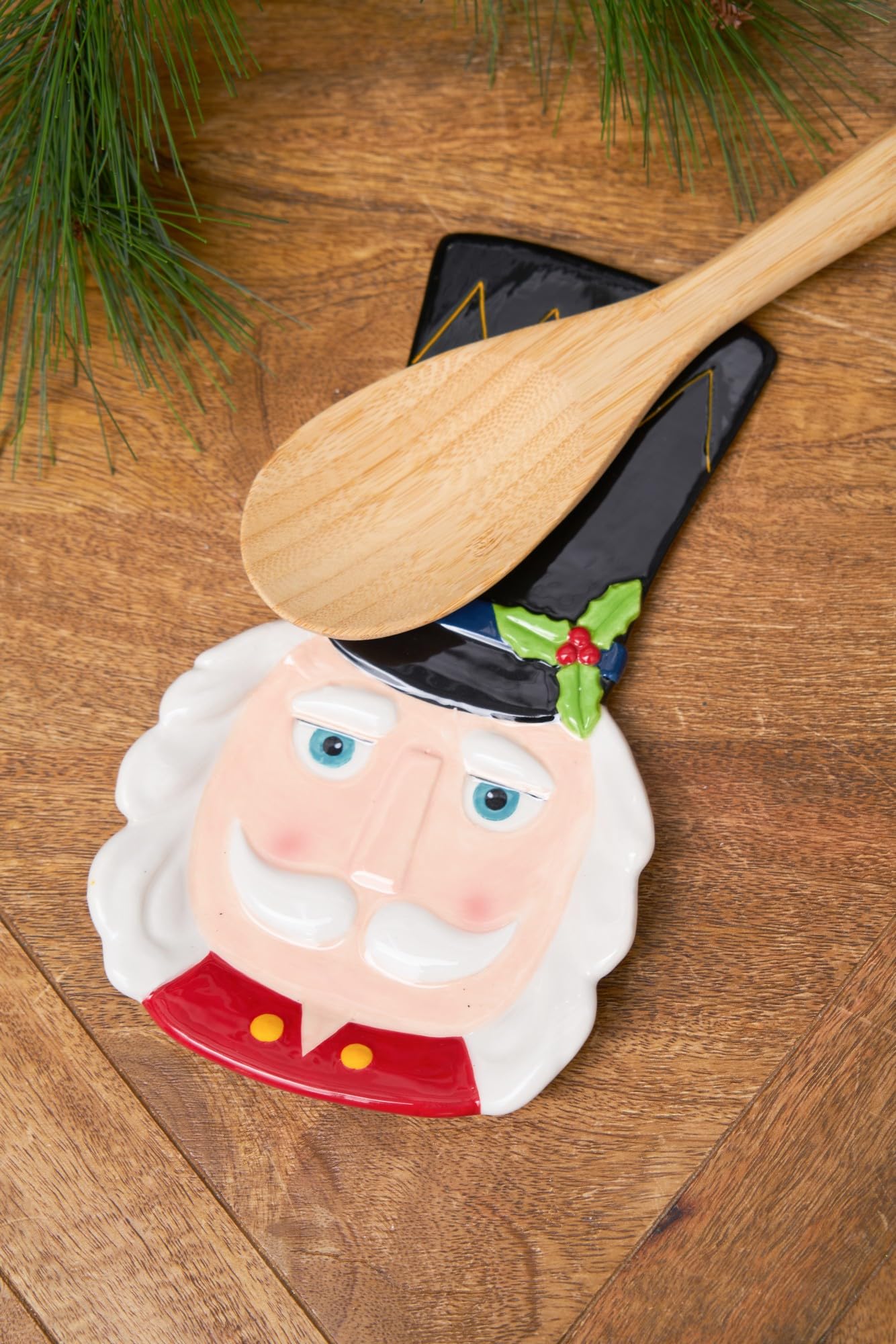 Gallerie II Nutcracker Spoon Rest Red