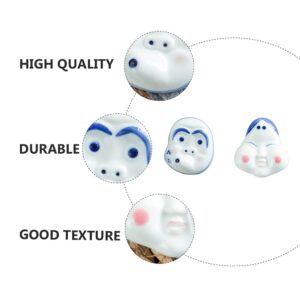 YARDWE Japanese Pillow 2Pcs Chopsticks Rests Japanese Style Chopsticks Rest Ceramic Japanese Figurines Chopstick Holders Kitchen Utensils Gadgets for Home Restaurant (As Shown) Ceramic Dishes